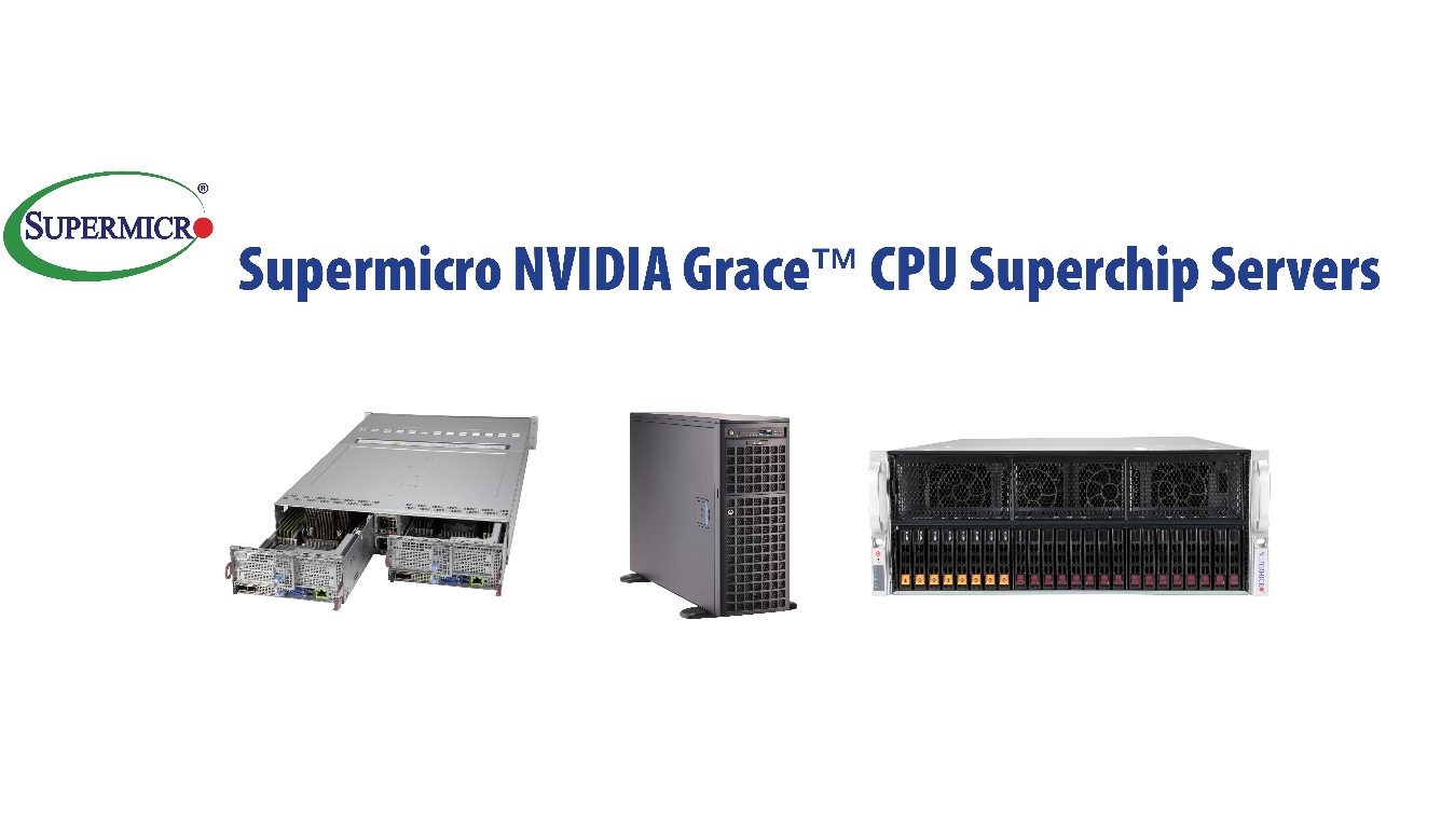 Supermicro 搭載 NVIDIA Grace CPU伺服器 適用於 HPC、資料分析和雲端遊戲應用程式 | 網管人